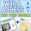 WIDA Test Prep Bundle (Digital & Print): Grades 1-12 - Inspiring Young ...